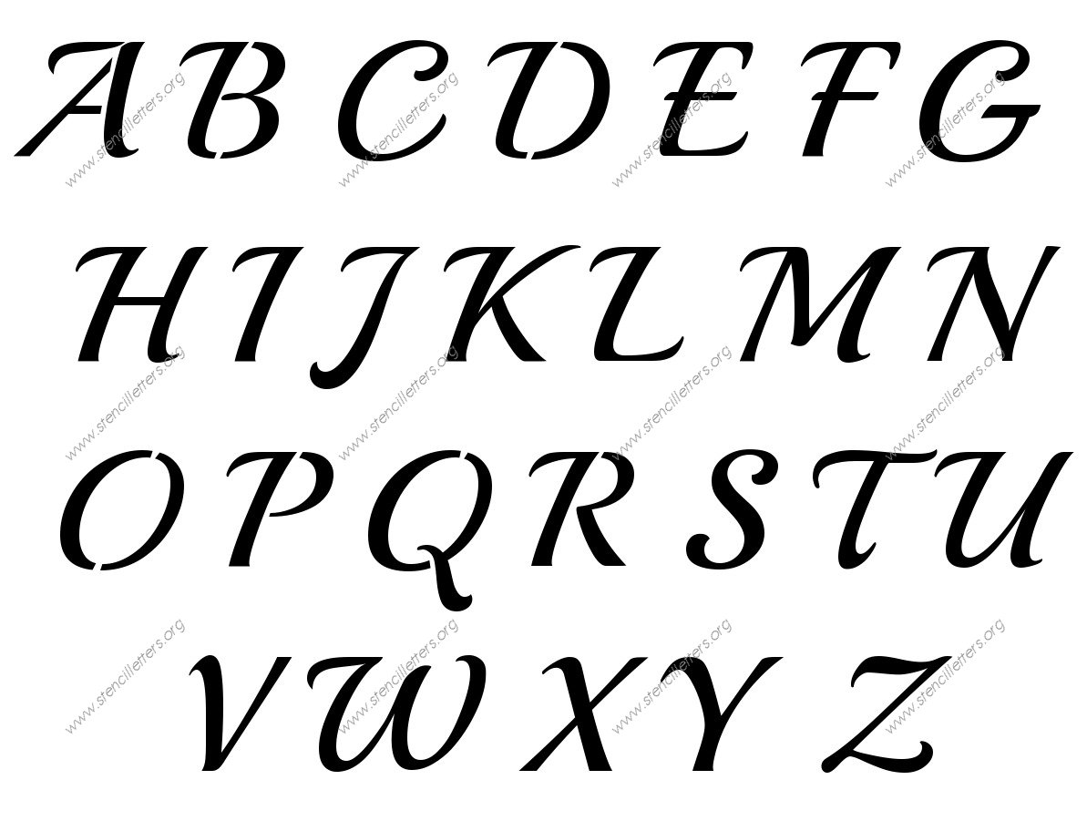 Printable Calligraphy Stencils Customize And Print